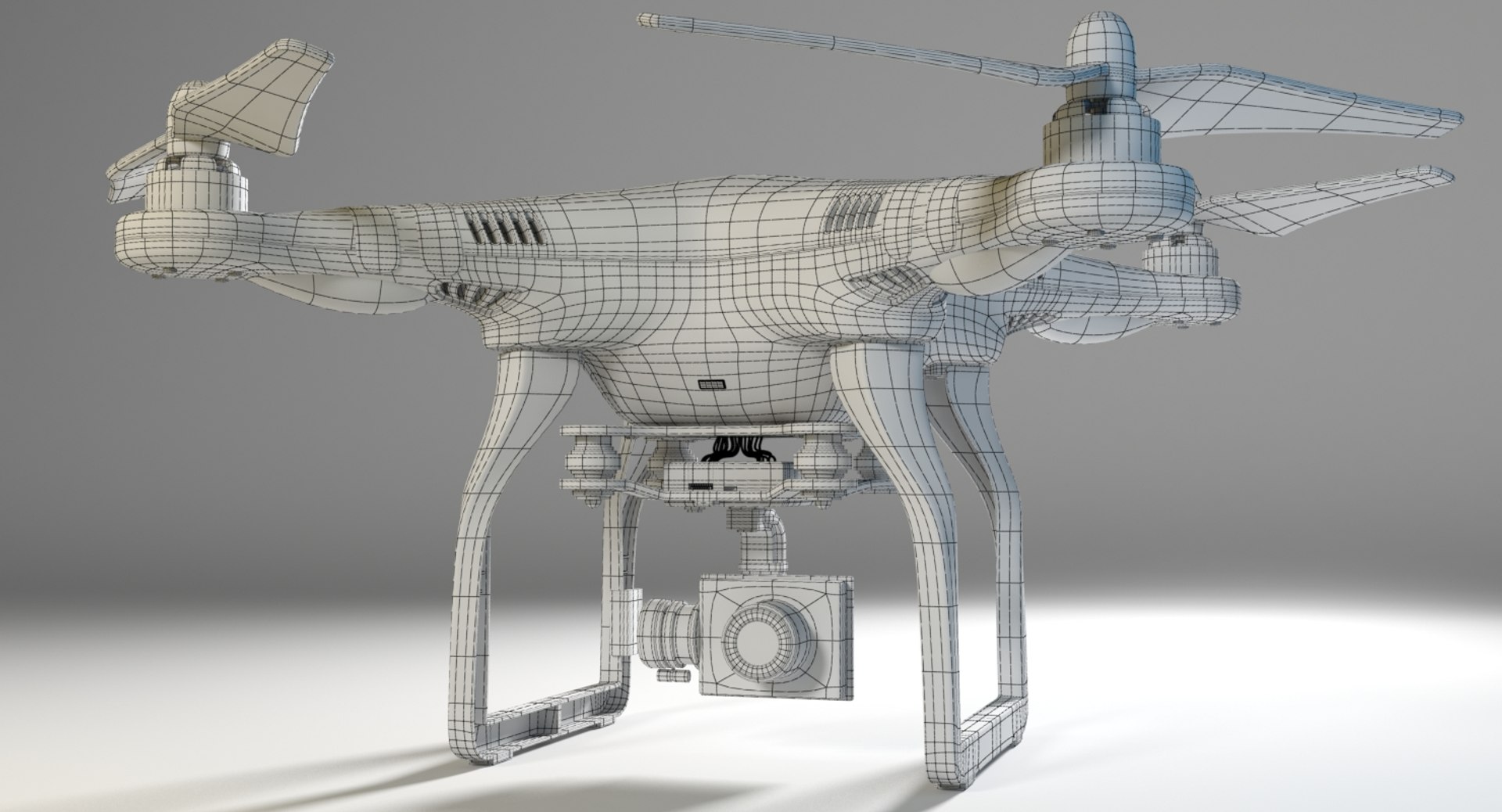 Quadcopter Drone 3d Model