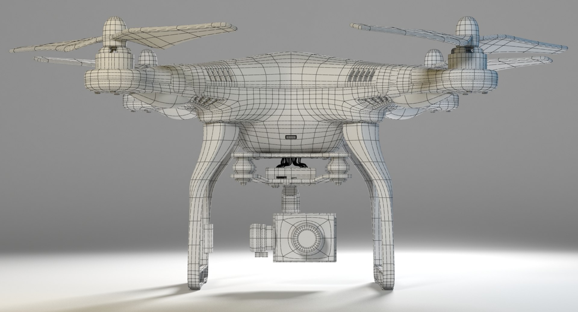 Quadcopter Drone 3d Model