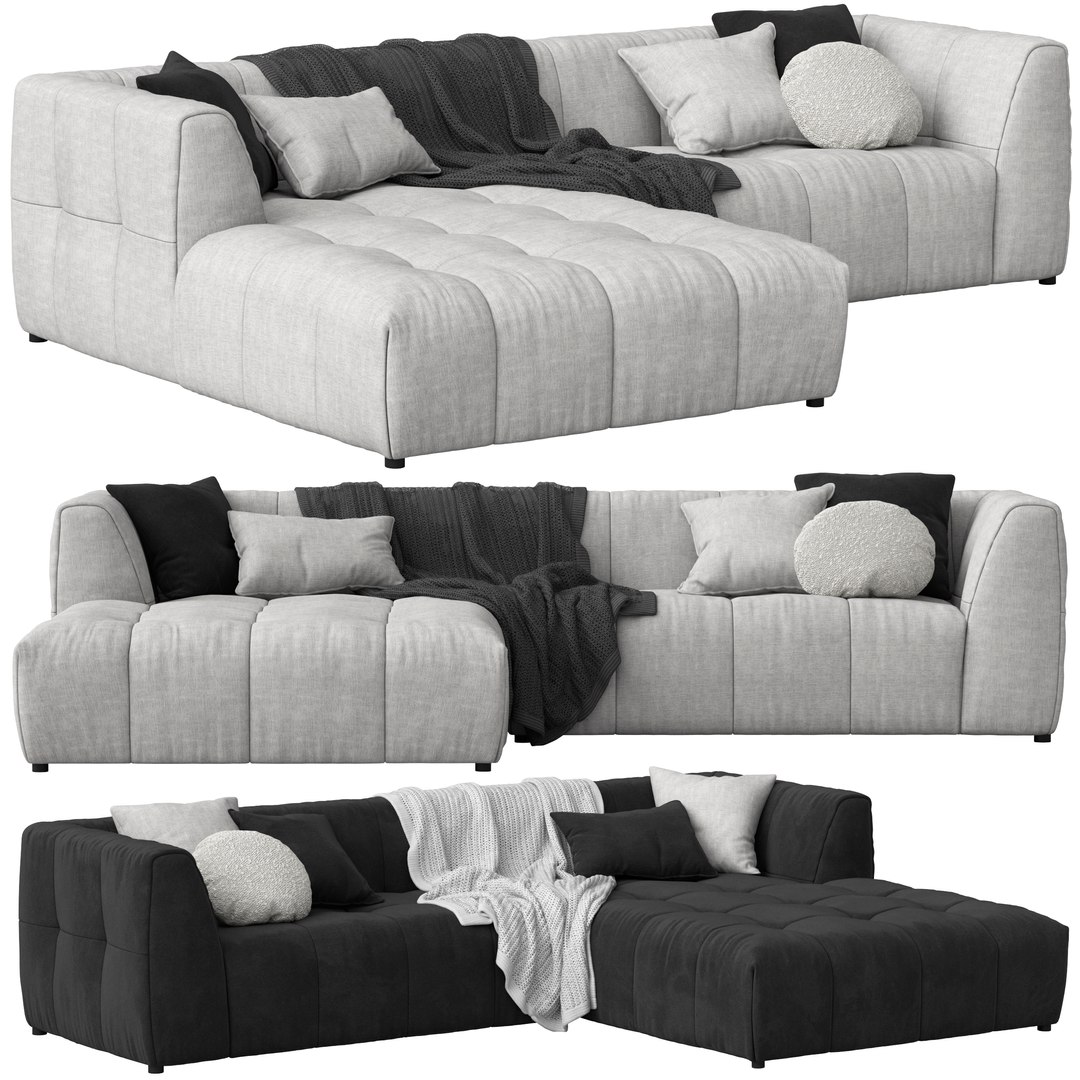 Globewest Sidney Slouch Sofa2 3D Model - TurboSquid 2166022