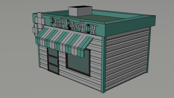 3D cartoon shops model - TurboSquid 1677752