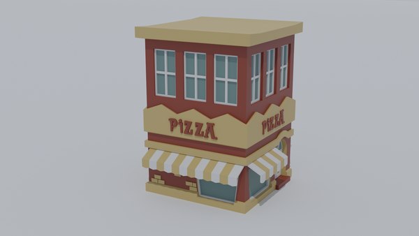 3D cartoon shops model - TurboSquid 1677752
