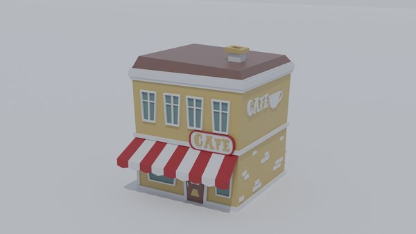3D cartoon shops model - TurboSquid 1677752
