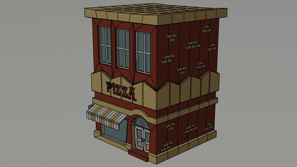 3D cartoon shops model - TurboSquid 1677752