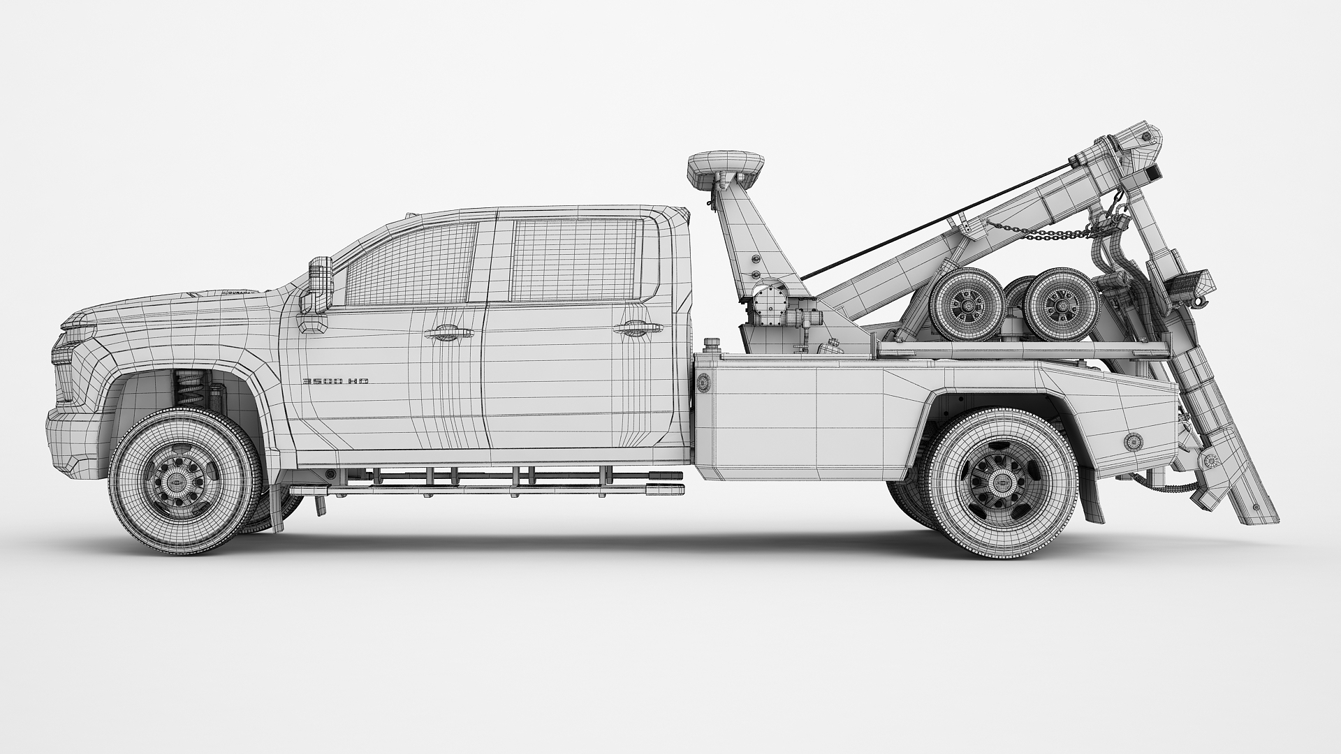 Chevrolet Silverado 3500 HD 2021 Towing Vehicle 01 Model - TurboSquid ...