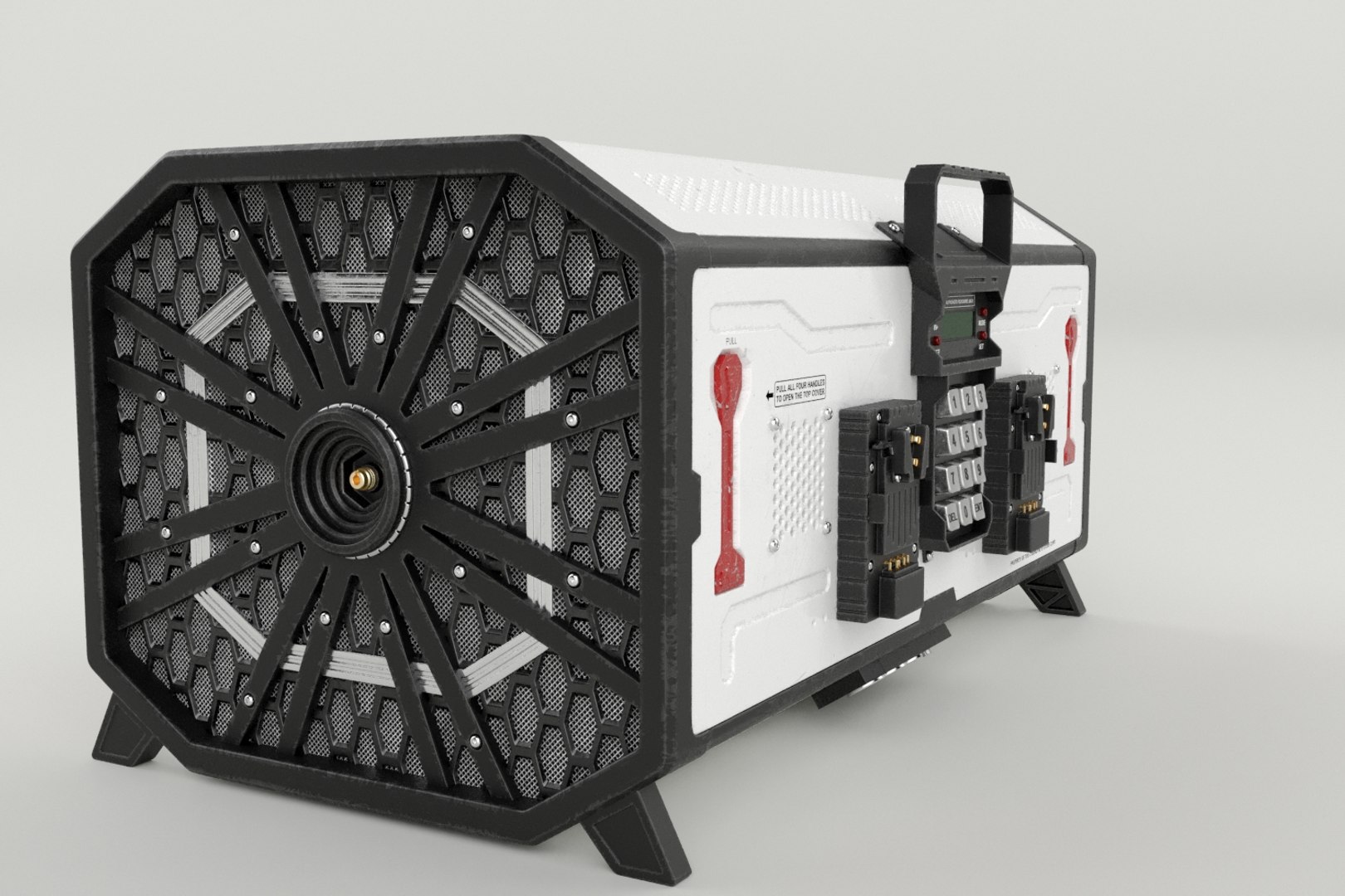 3D Model Nuclear Weapon Portable Box Bomb - TurboSquid 1839097