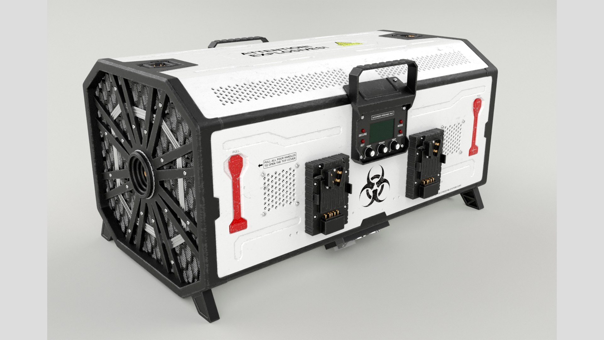 3D Model Nuclear Weapon Portable Box Bomb - TurboSquid 1839097