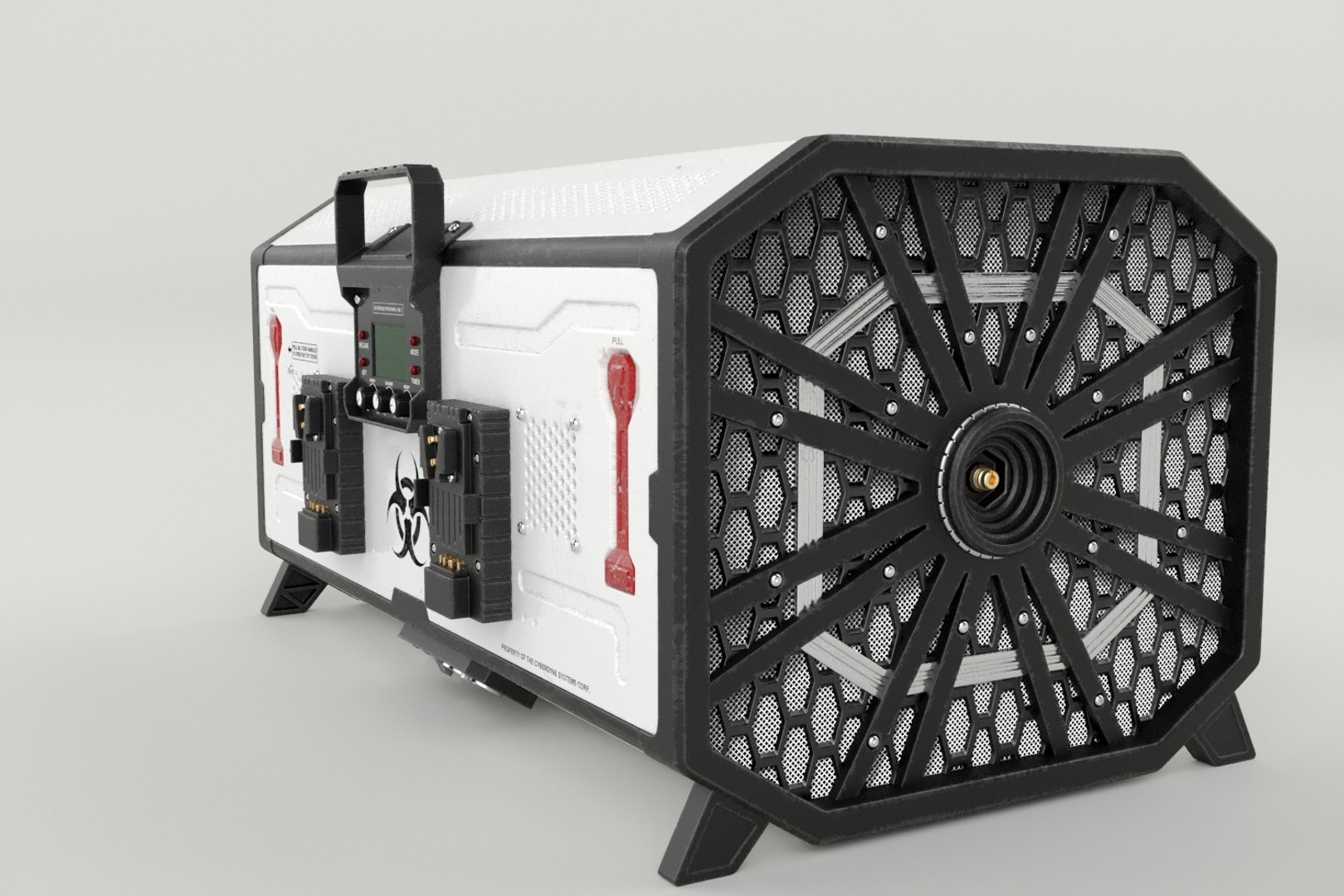 3D Model Nuclear Weapon Portable Box Bomb - TurboSquid 1839097