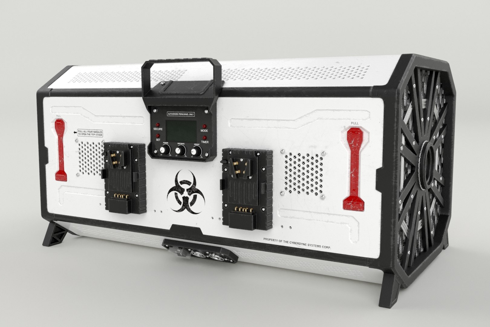 3D Model Nuclear Weapon Portable Box Bomb - TurboSquid 1839097