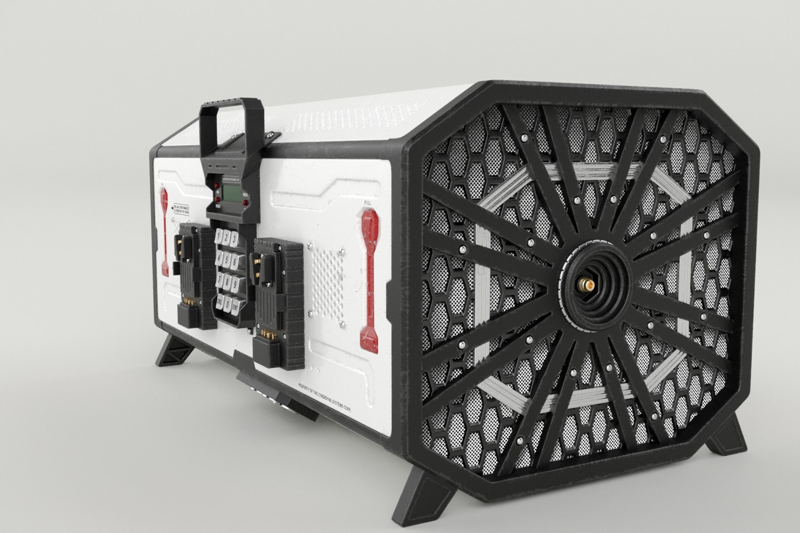 3D Model Nuclear Weapon Portable Box Bomb - TurboSquid 1839097