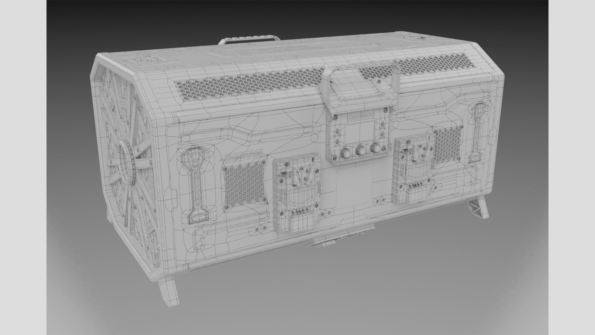 3D Model Nuclear Weapon Portable Box Bomb - TurboSquid 1839097