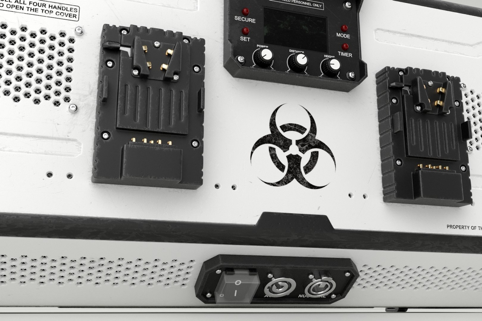 3D Model Nuclear Weapon Portable Box Bomb - TurboSquid 1839097