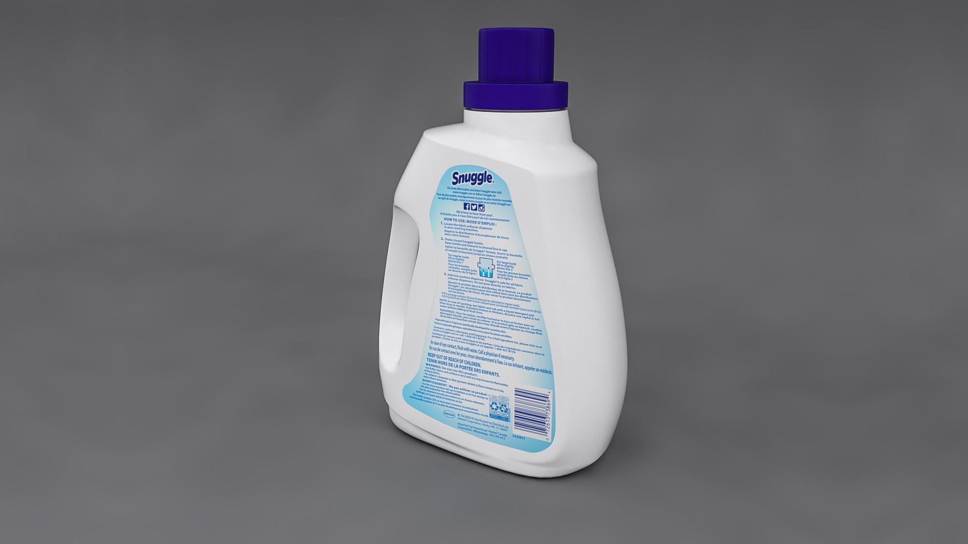 Ultra Snuggle Detergent Bottle 3D Model - TurboSquid 1505639