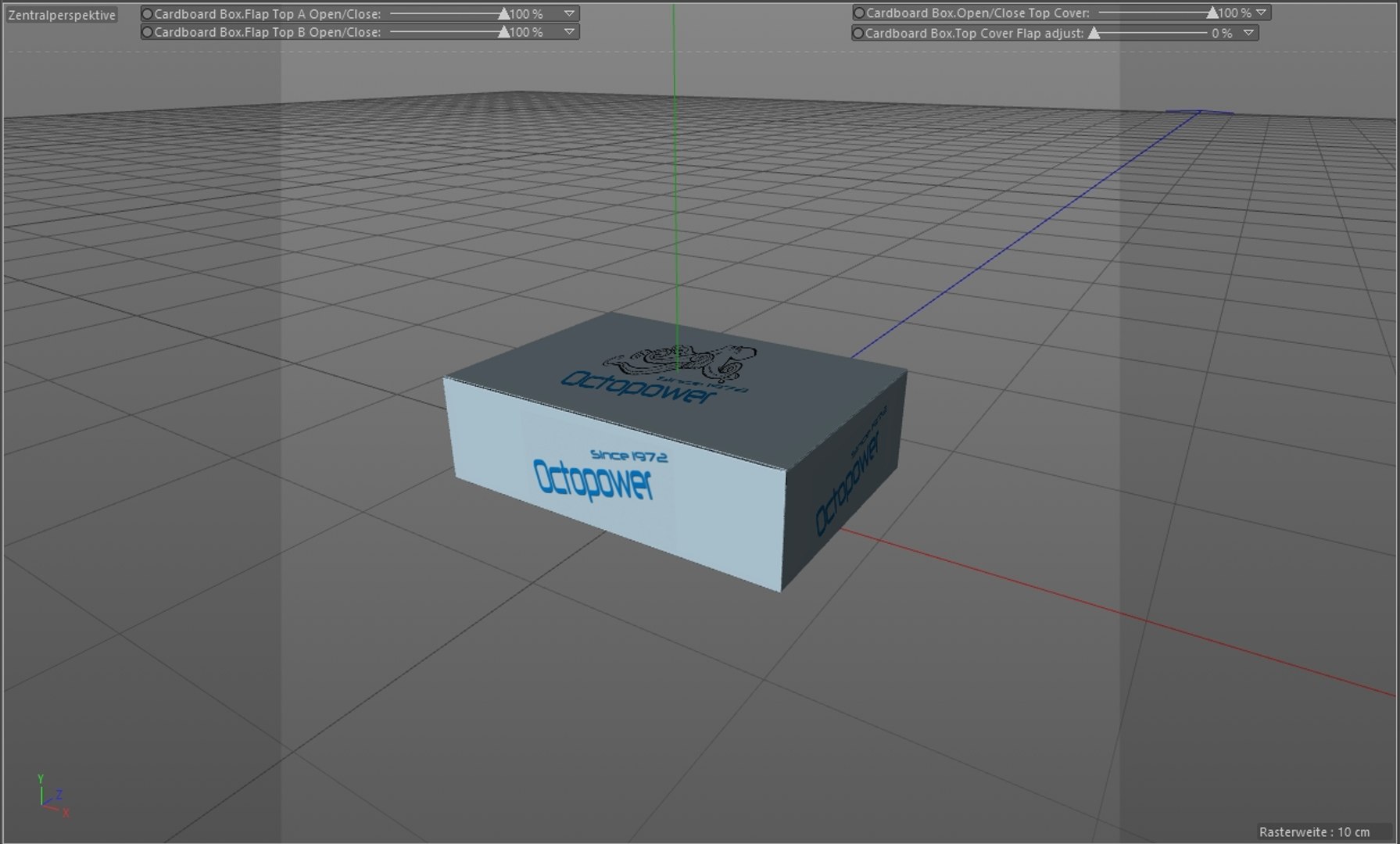 3d Model Cardboard Box