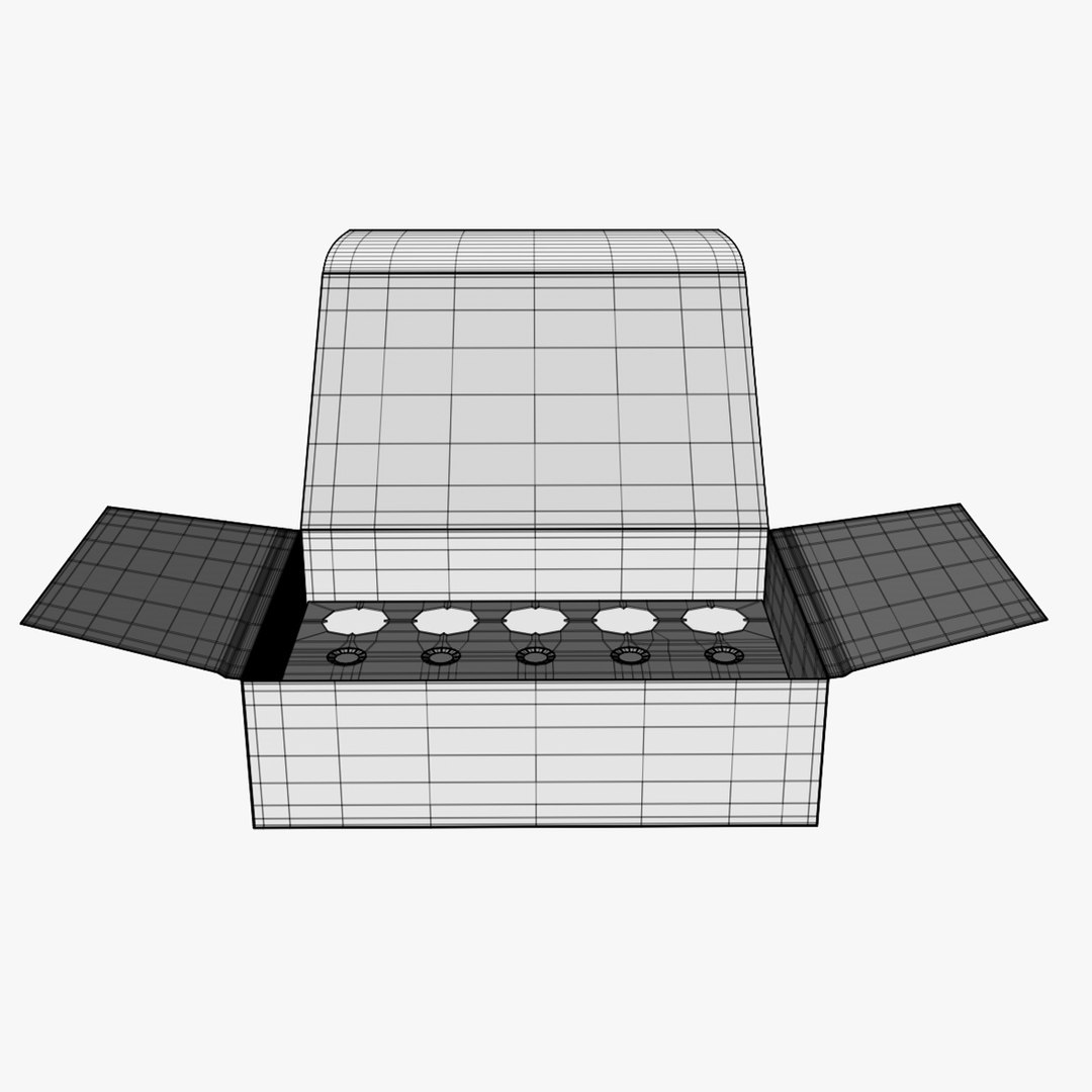 3d Model Cardboard Box