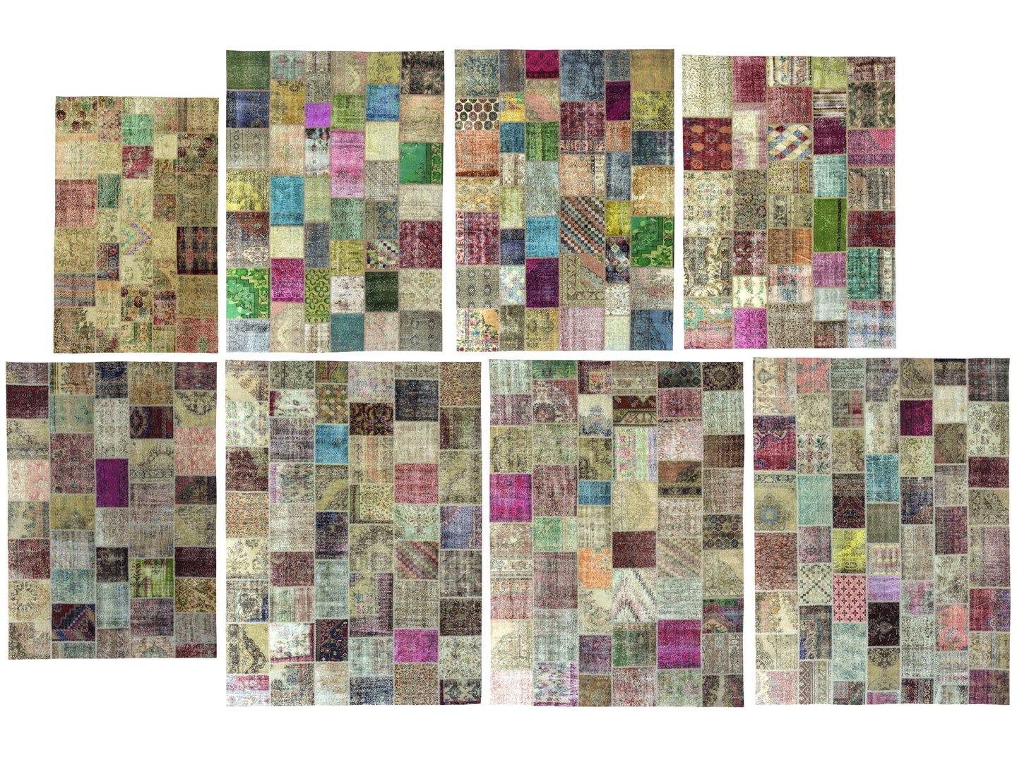 Kilim Vintage Patchwork Vol 26 Model - TurboSquid 2004732