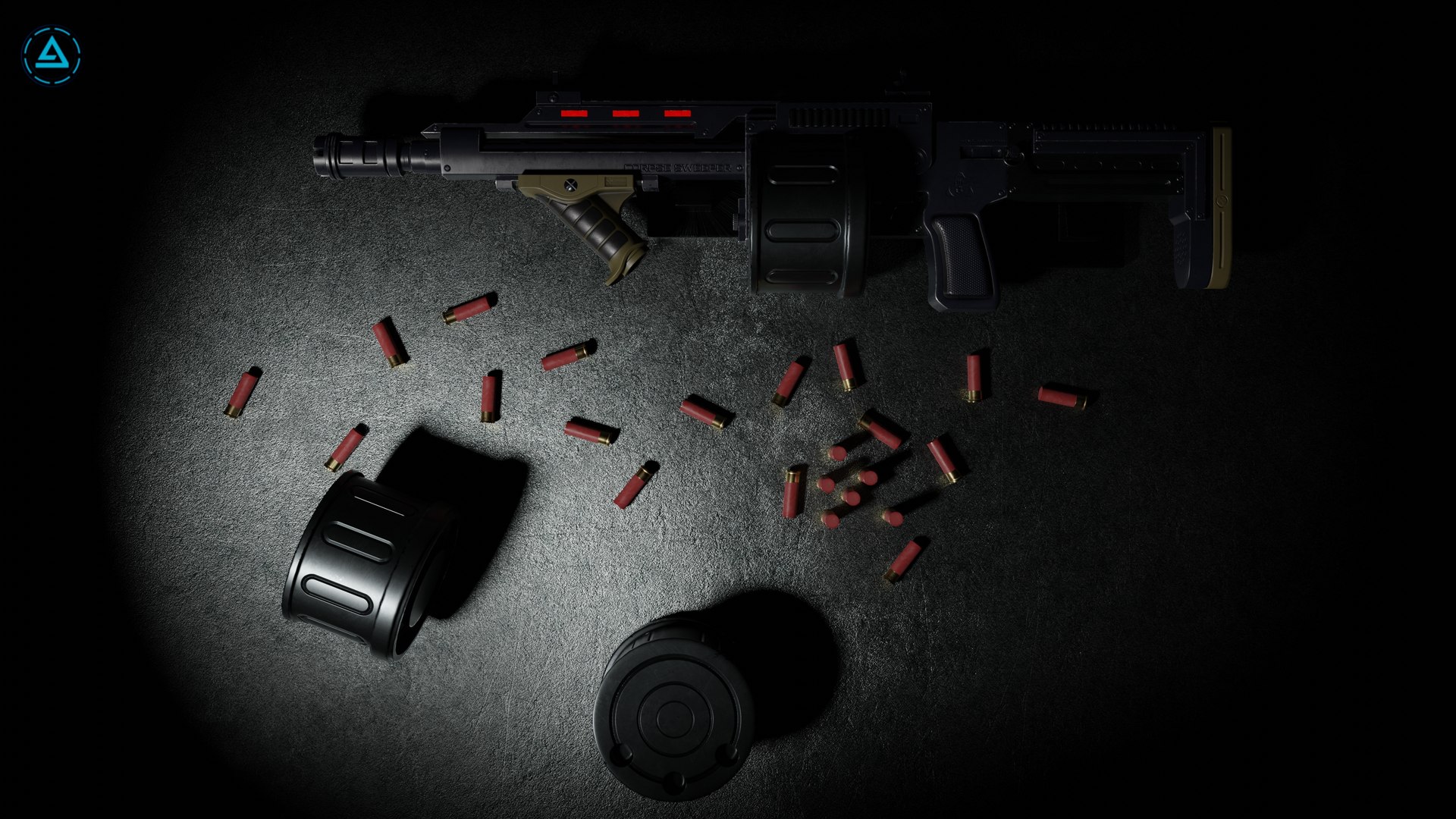 3D Corpse Sweeper Semi-Automatic Shotgun Model - TurboSquid 1928953