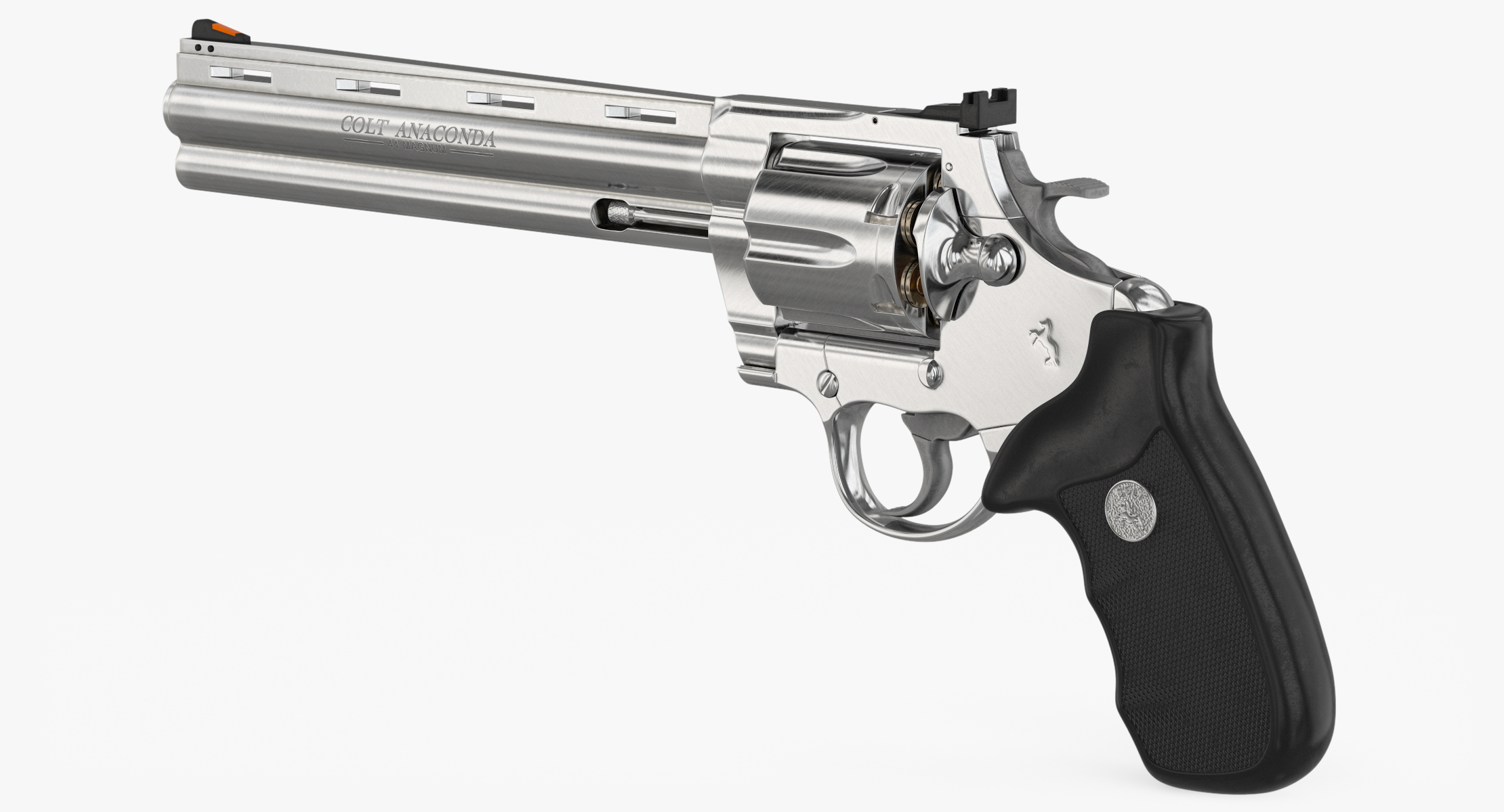 revolver colt anaconda 3d model