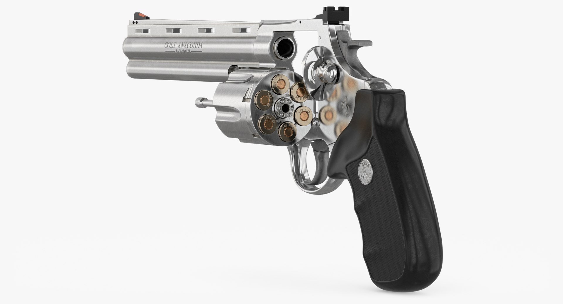 revolver colt anaconda 3d model
