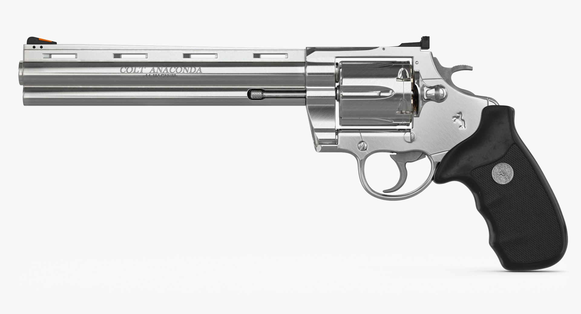 revolver colt anaconda 3d model