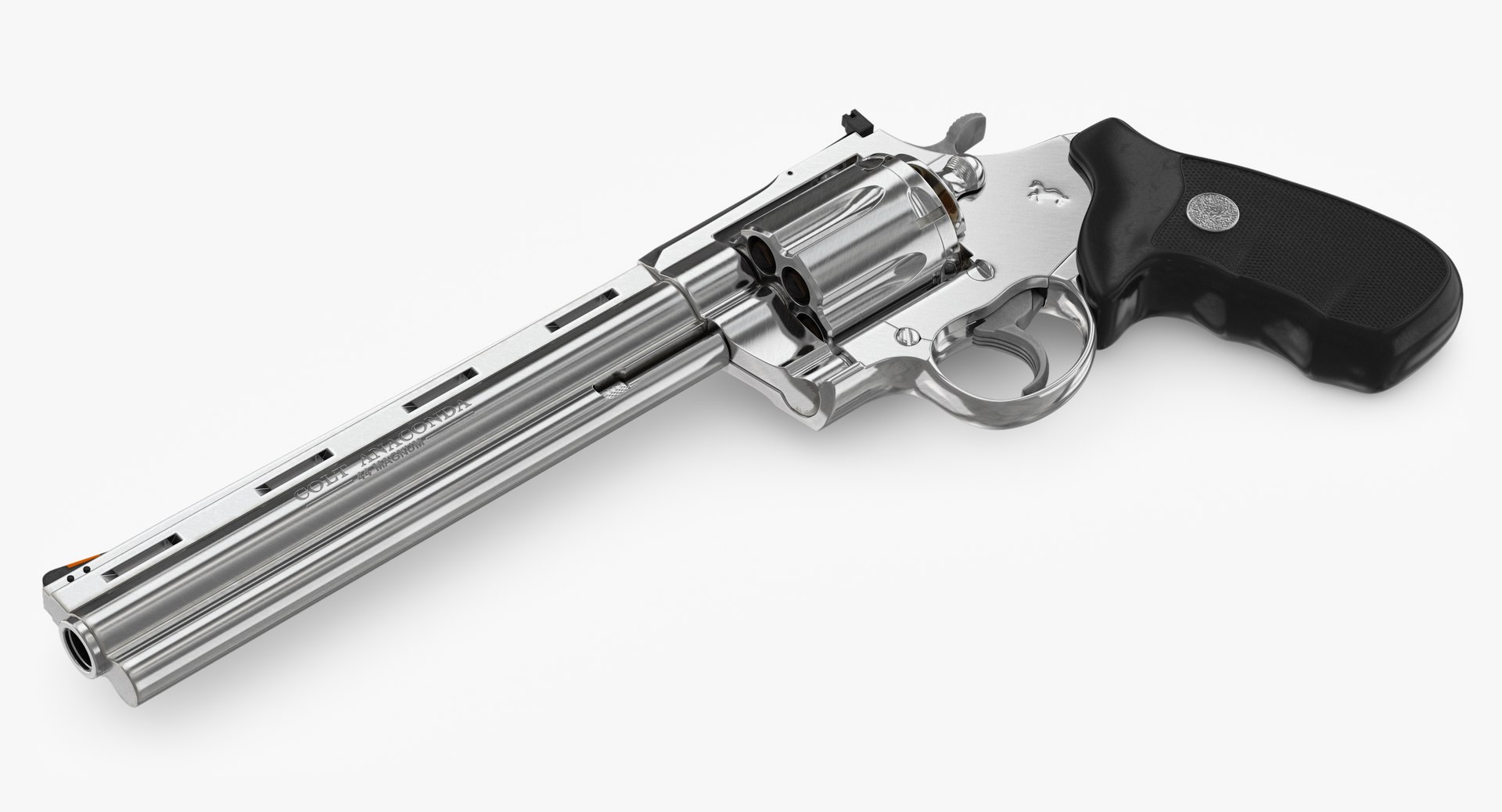 revolver colt anaconda 3d model