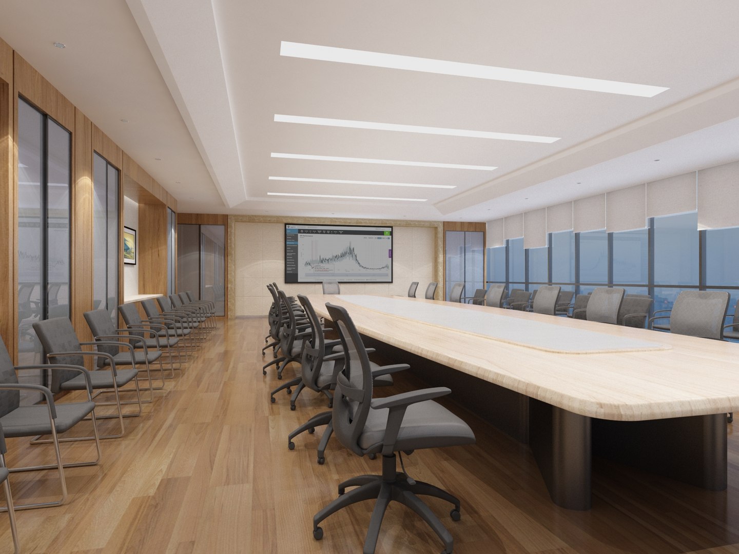 3D Conference Room 08 Model - TurboSquid 2155966