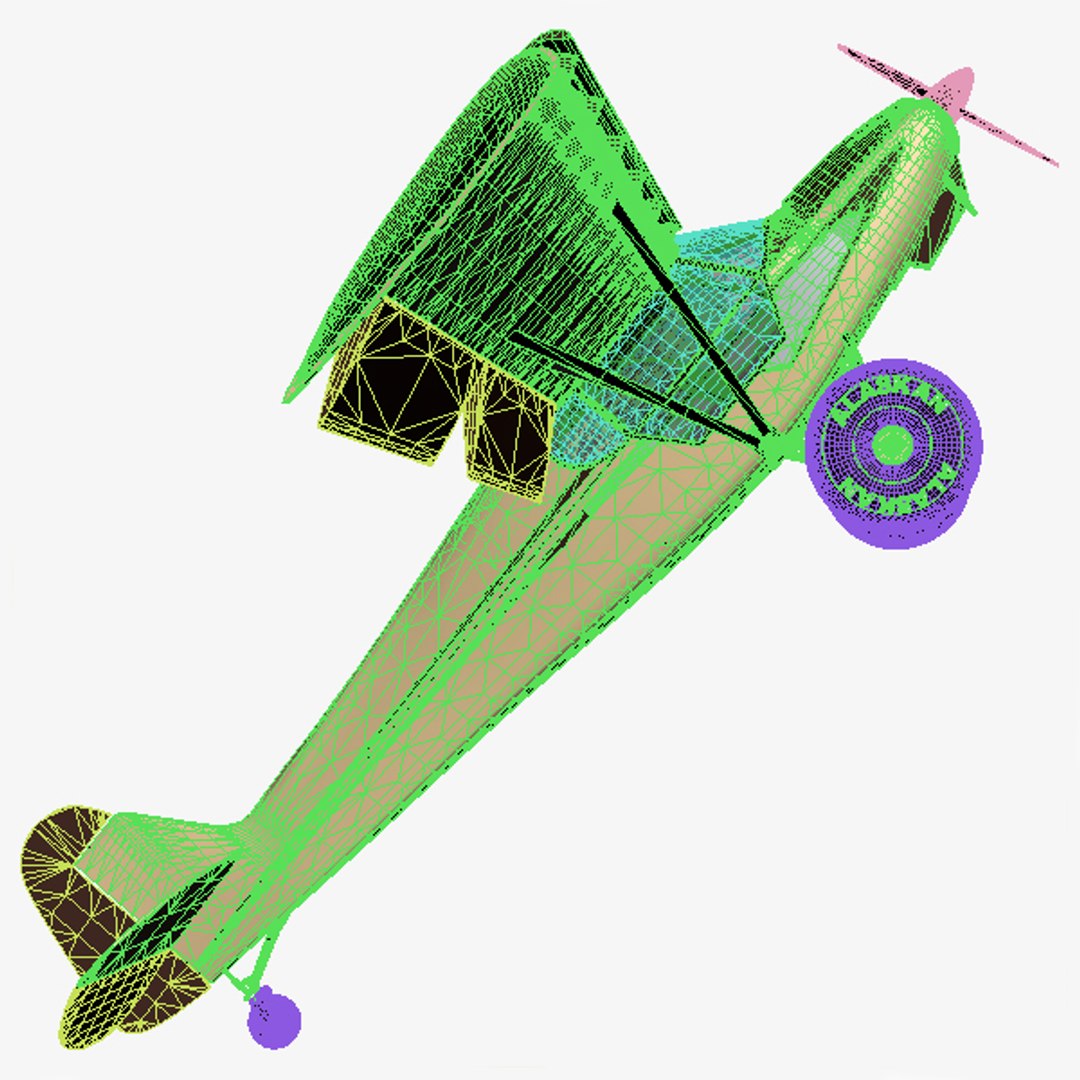 Piper Super Cub Bush 3d Model