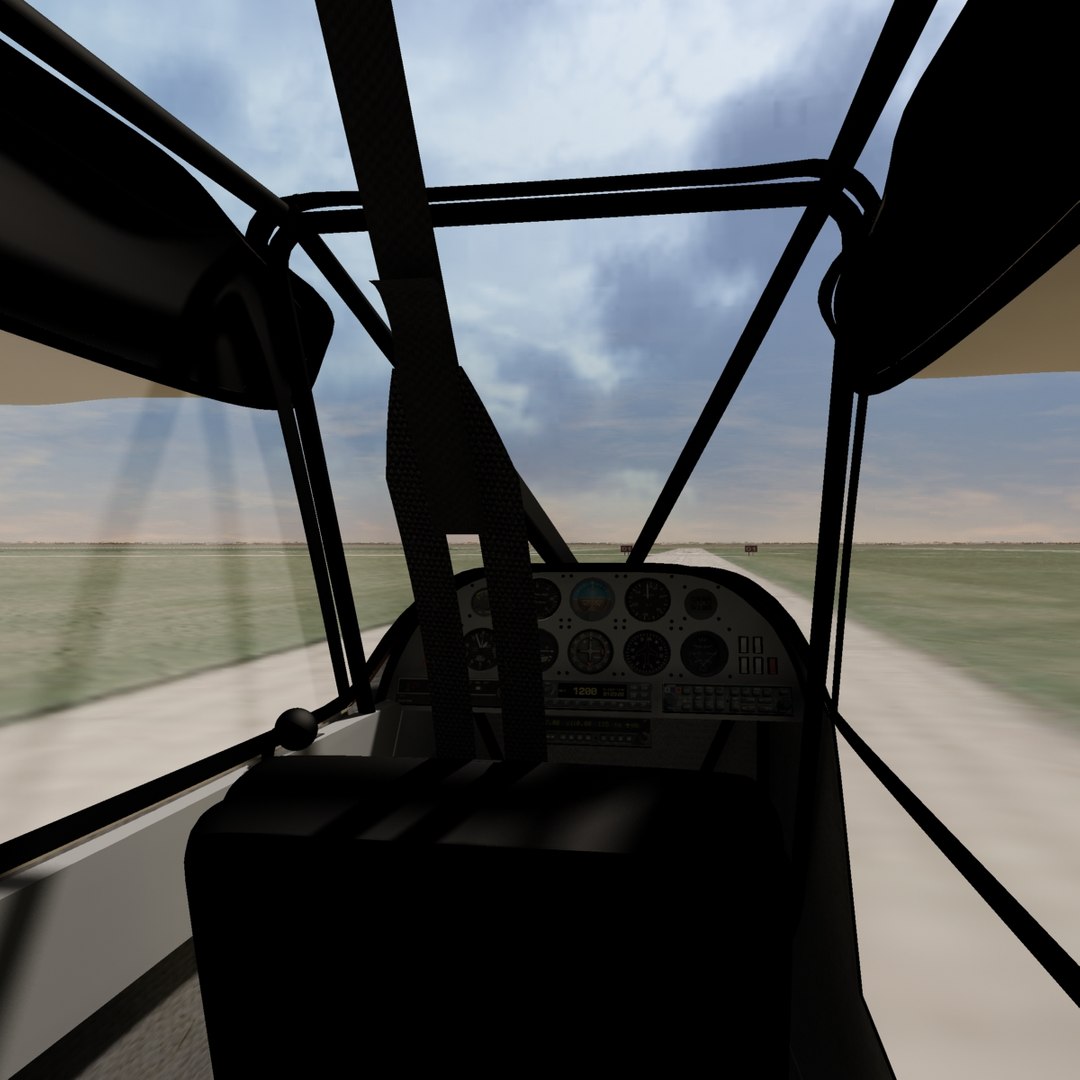 Piper Super Cub Bush 3d Model