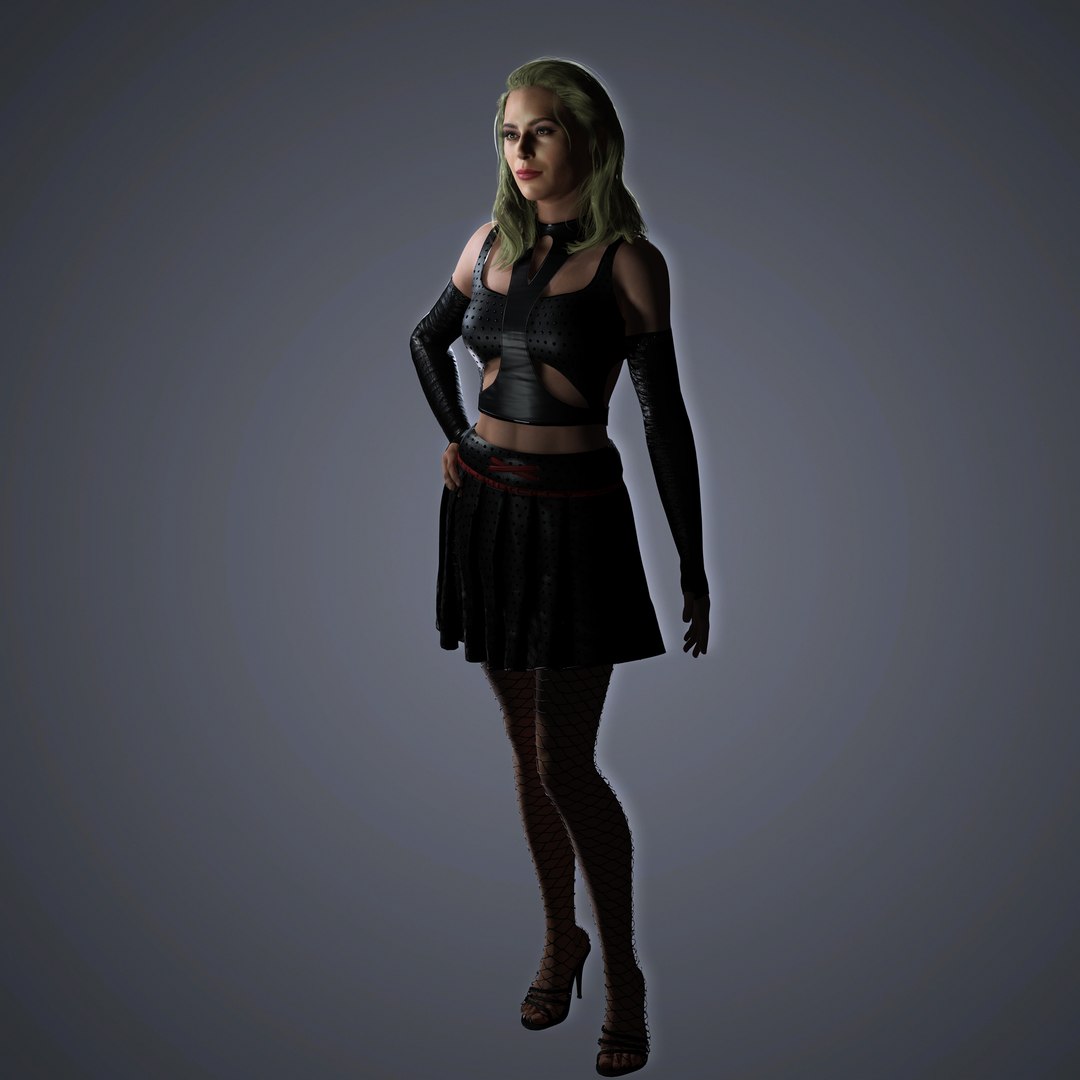 3D Lady Gaga Character 3D Model Low-poly - TurboSquid 2296068