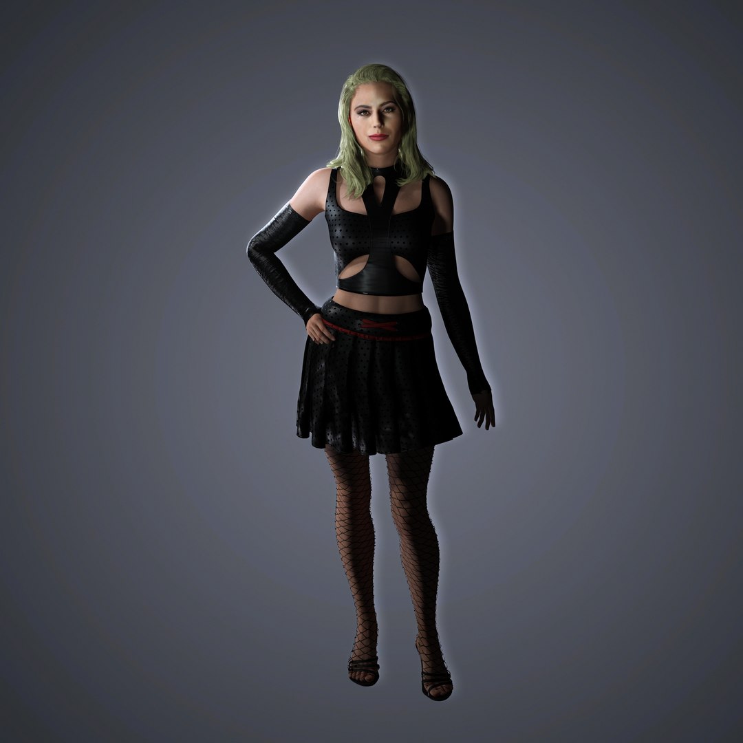 3D Lady Gaga Character 3D Model Low-poly - TurboSquid 2296068