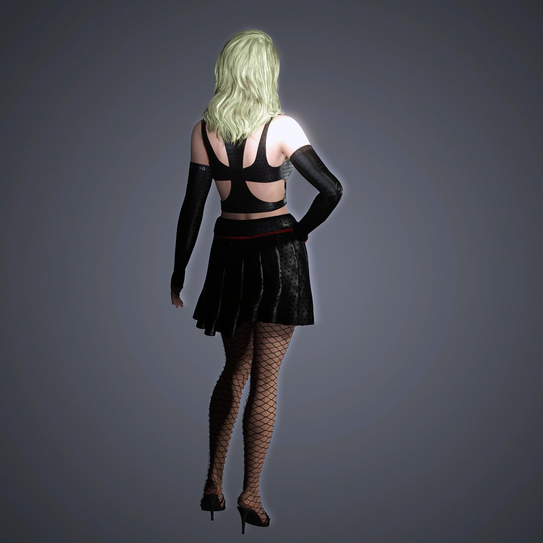 3D Lady Gaga Character 3D Model Low-poly - TurboSquid 2296068