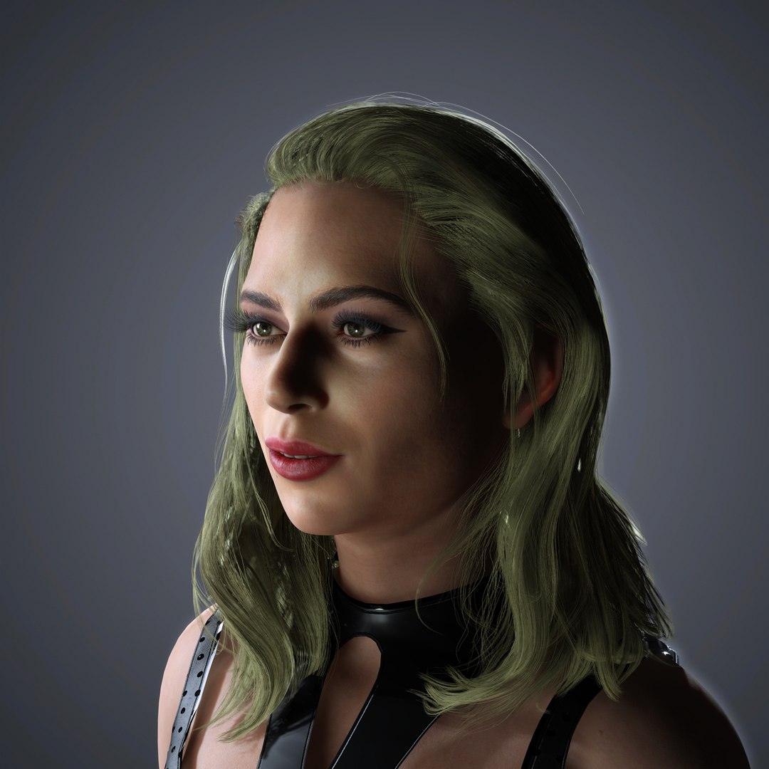 3D Lady Gaga Character 3D Model Low-poly - TurboSquid 2296068