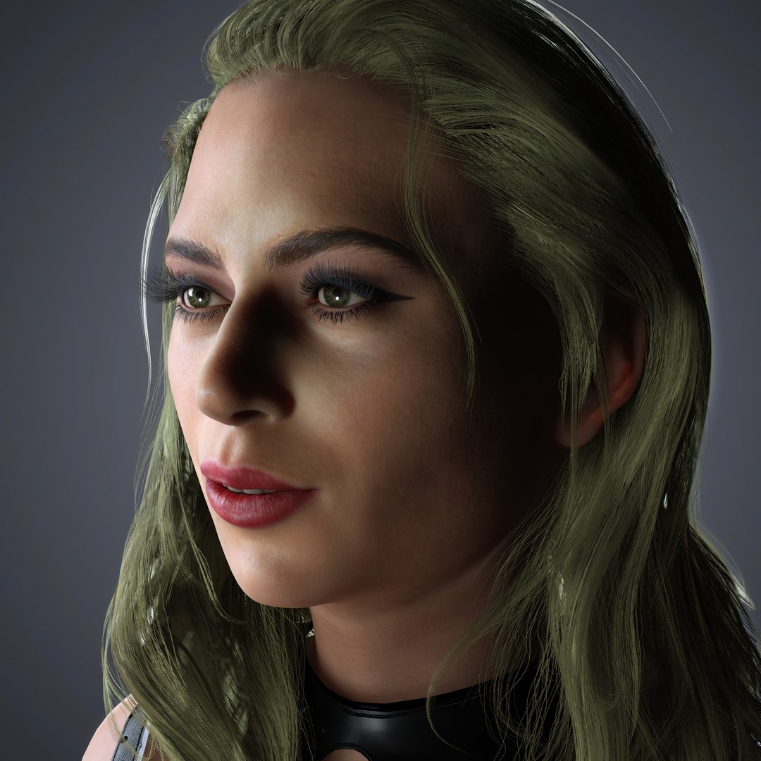 3D Lady Gaga Character 3D Model Low-poly - TurboSquid 2296068