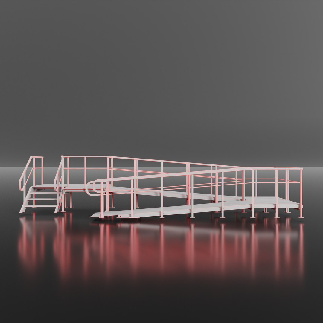 Ramp Metal 3D Model - TurboSquid 2242641