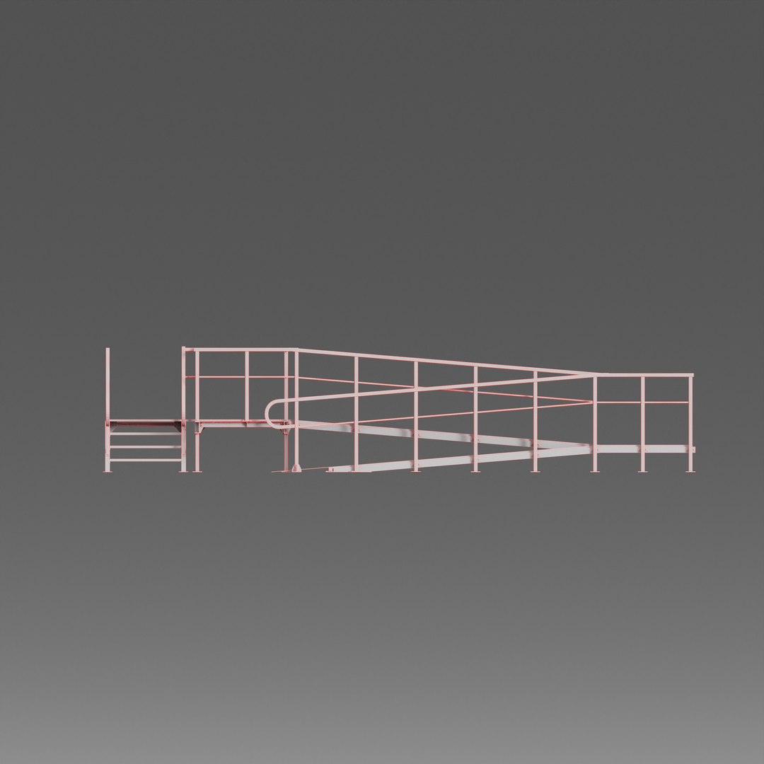 Ramp Metal 3D Model - TurboSquid 2242641