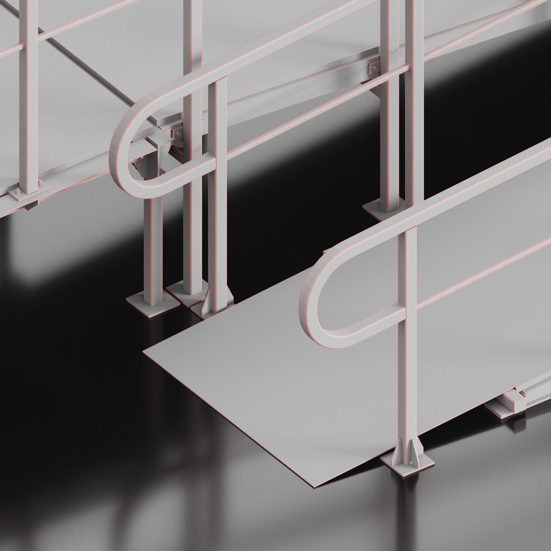 Ramp Metal 3D Model - TurboSquid 2242641