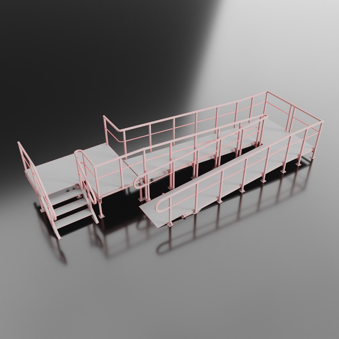 Ramp Metal 3D Model - TurboSquid 2242641