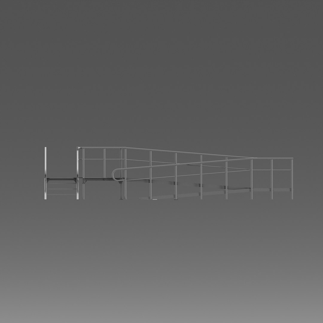 Ramp Metal 3D Model - TurboSquid 2242641