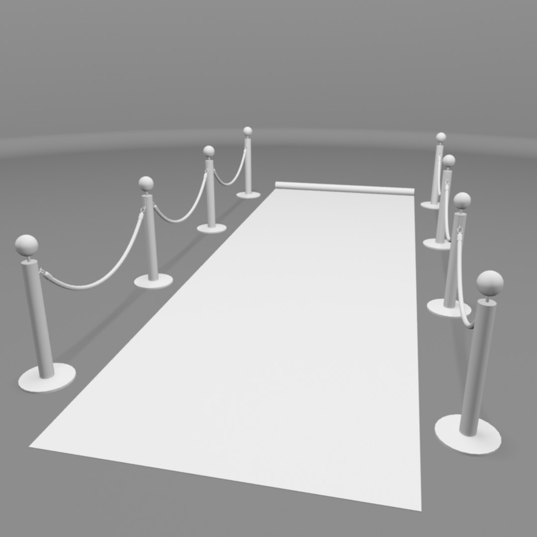 Red Carpet 3d Model