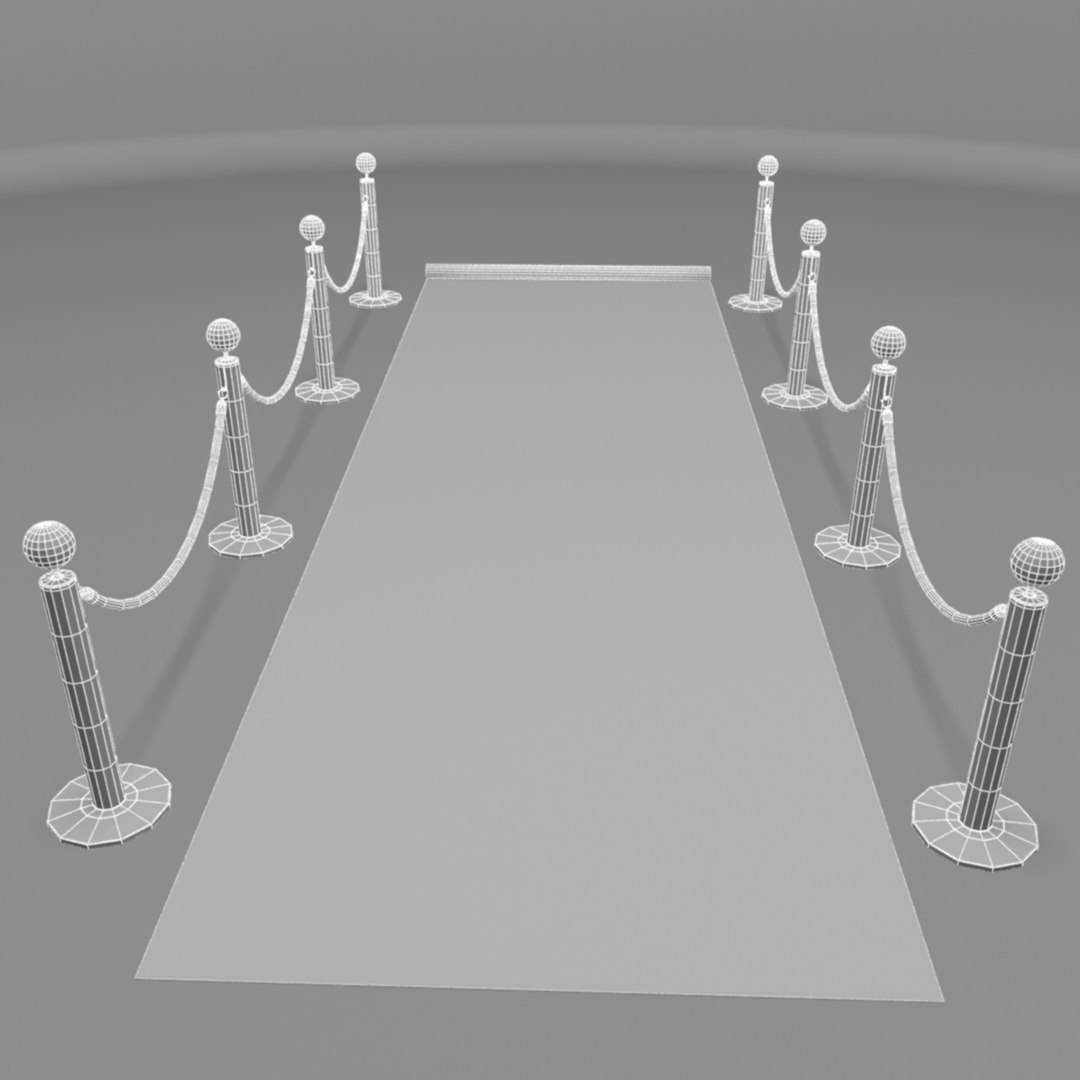 Red Carpet 3d Model
