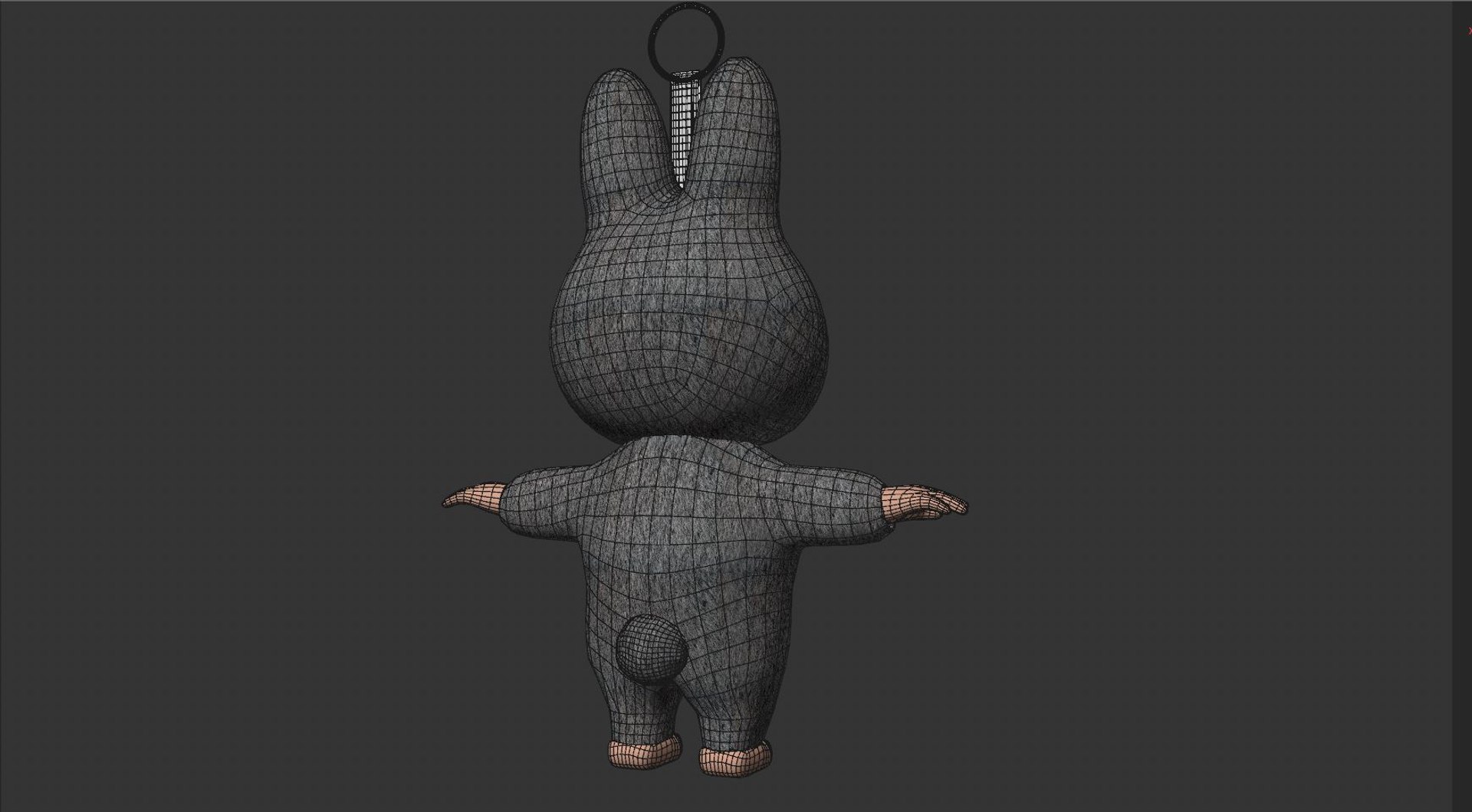 3D LABUBU CHARACTER MASCOT RIGGED - TurboSquid 2450908