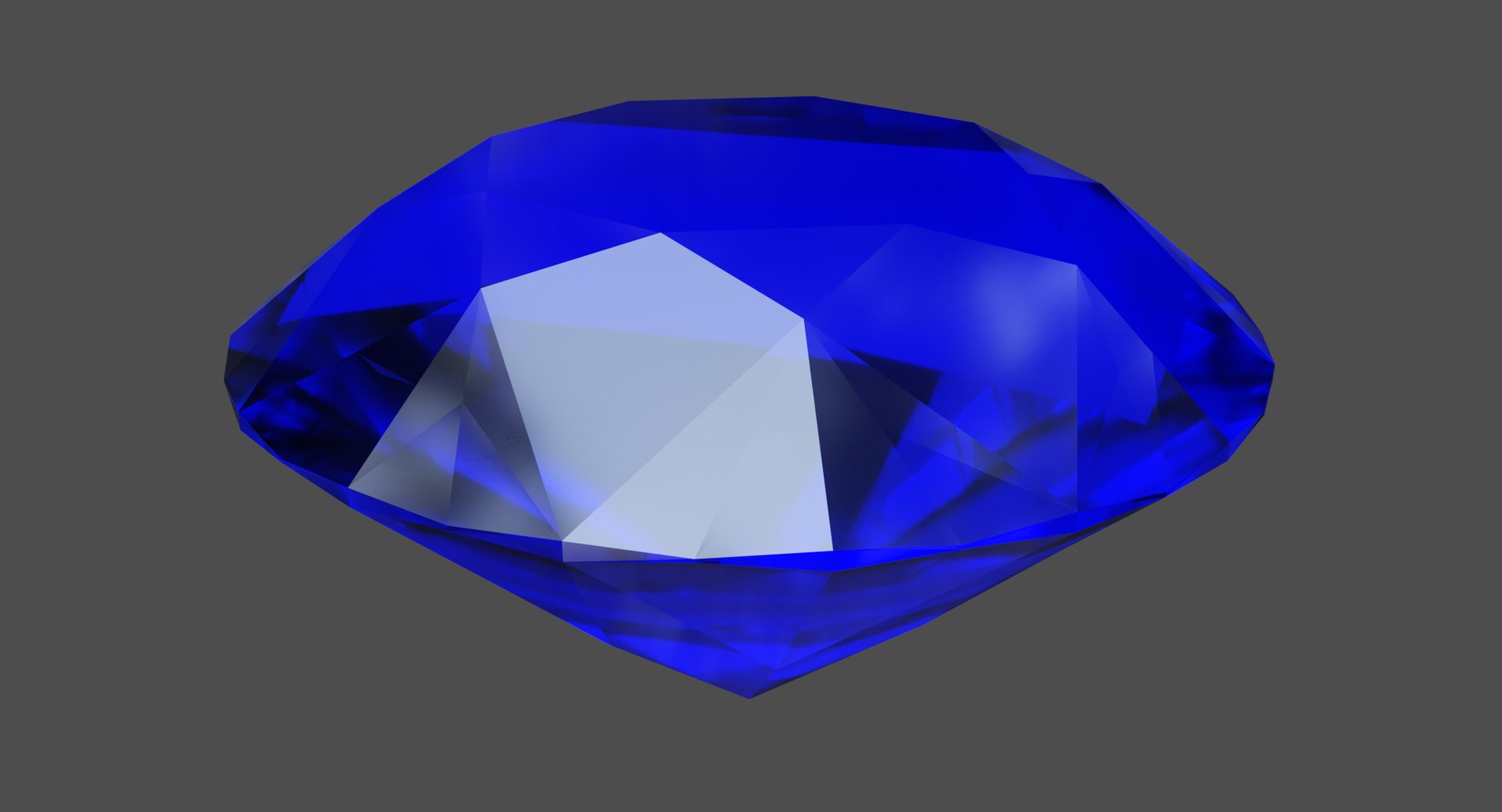 3D Ceylon Blue Sapphire Model - TurboSquid 1312634