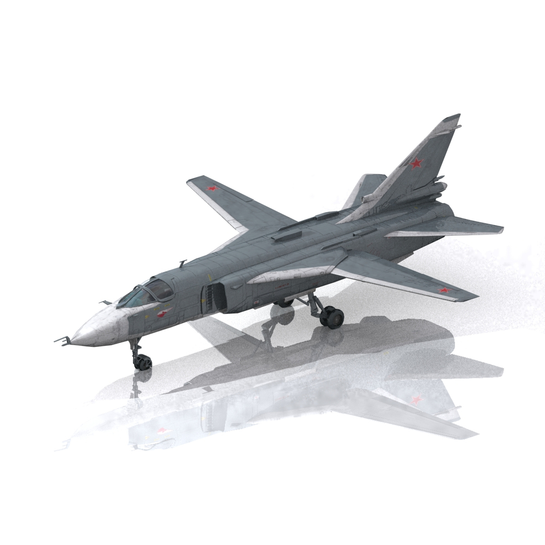 3d Model Su-24 Ready