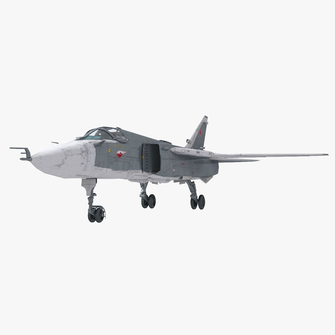 3d Model Su-24 Ready