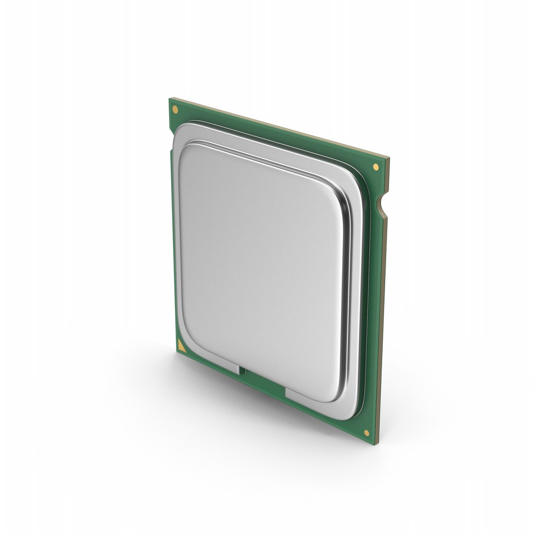 CPU 3D Model - TurboSquid 1851312