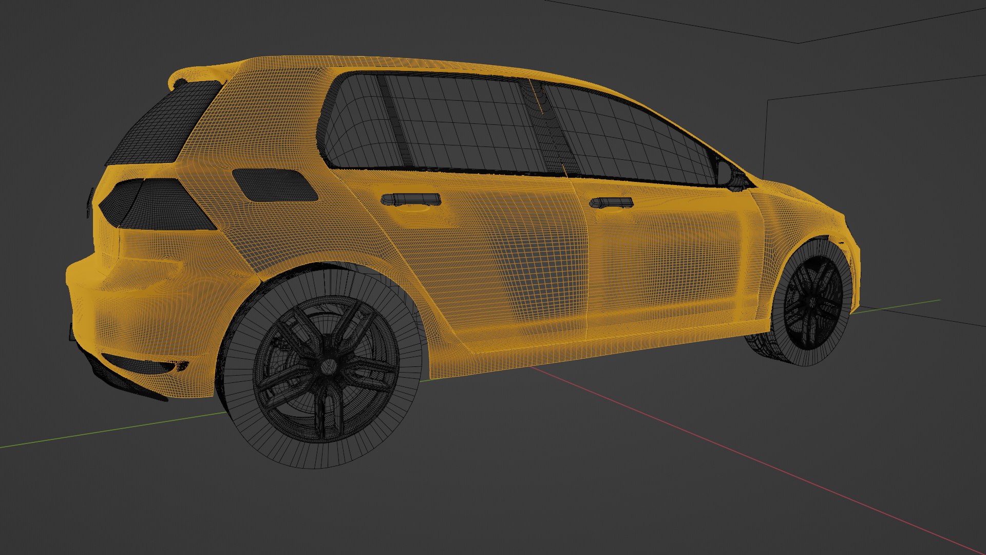 2013 Golf Volkswagen 3D Model - TurboSquid 1950250