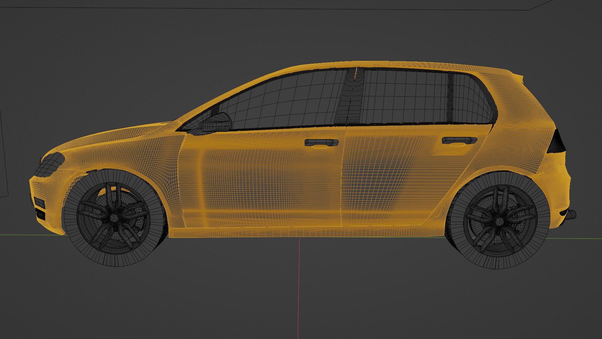 2013 Golf Volkswagen 3D Model - TurboSquid 1950250
