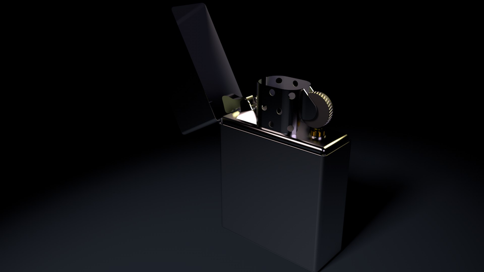 Zippo 3D Model - TurboSquid 1368527