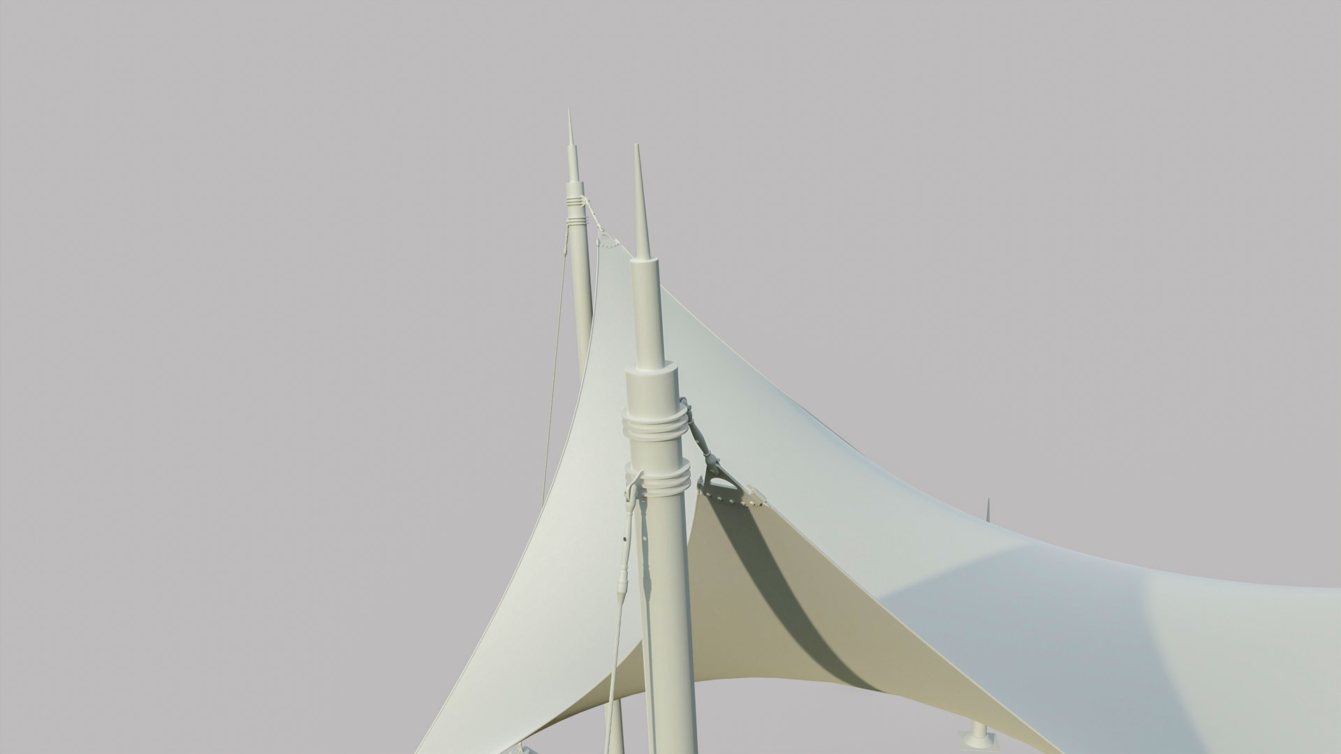 Tensile Structure Design 3D Model - TurboSquid 2262940