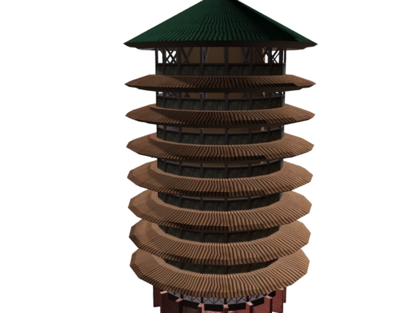 Menara Condong Perak 3D Model - TurboSquid 1195145