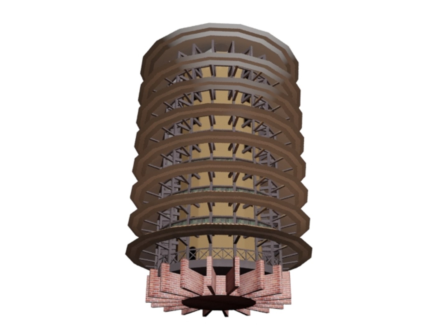 Menara Condong Perak 3D Model - TurboSquid 1195145